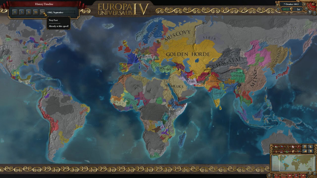 EU4 Timelapse - Nogai-Golden Horde-Mongol Empire to WC - YouTube
