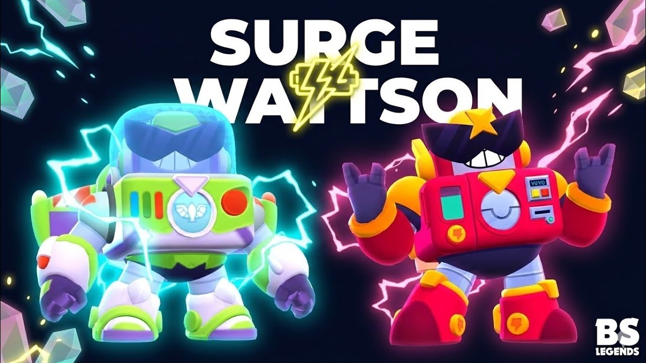 Surge & Wattson Gameplay - Pure Cinematic Brawl Stars - YouTube