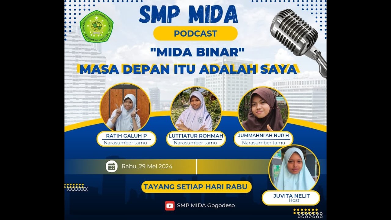 Podcast Eps.3 "Masa Depan Itu Adalah Saya" ~ PODCAST "BINAR SMP MIDA ...