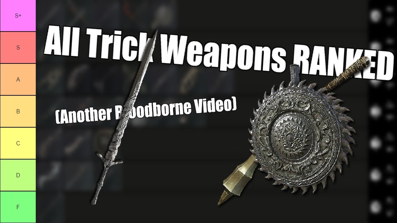 Ranking ALL Bloodborne Weapons (Another Bloodborne Tierlist) - YouTube