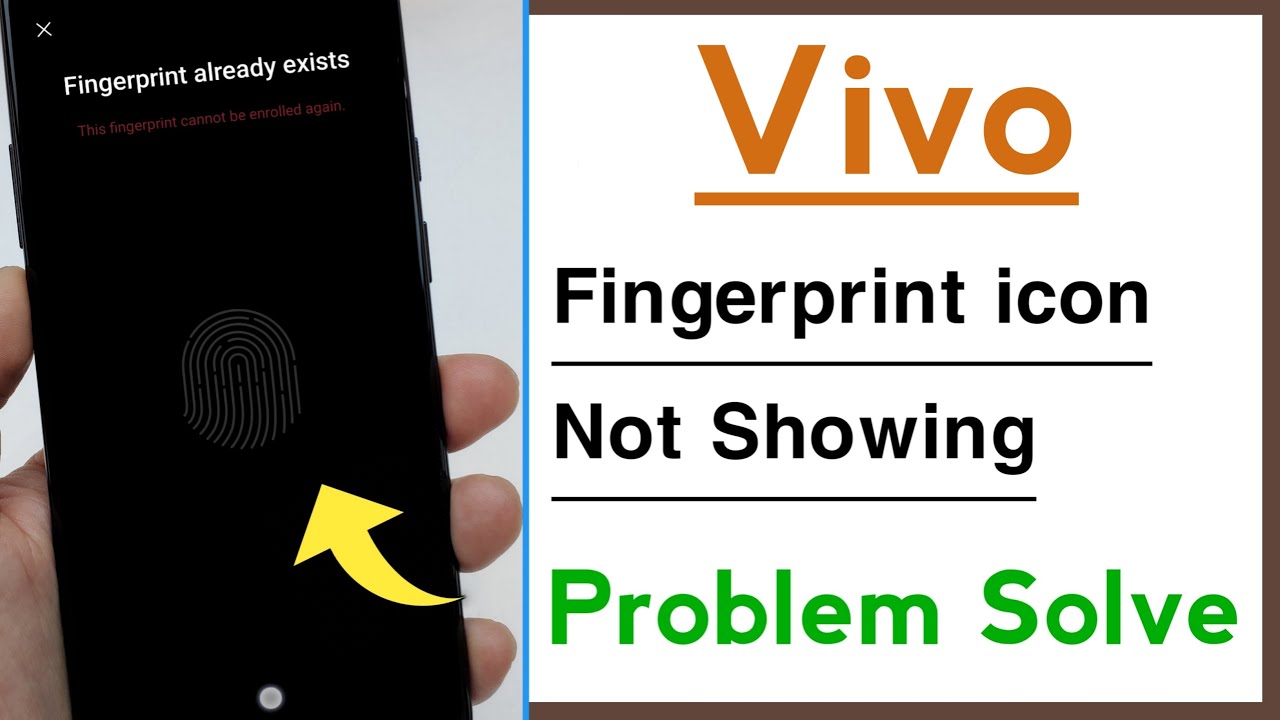 Vivo Fingerprint icon Not Showing Problem Solve | Vivo Fingerprint ...
