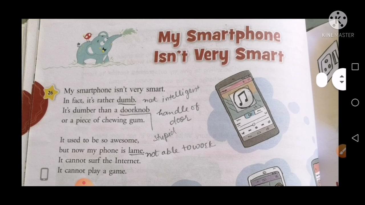 Class-5 Poem My Smartphone isn&#039;t very smart - YouTube