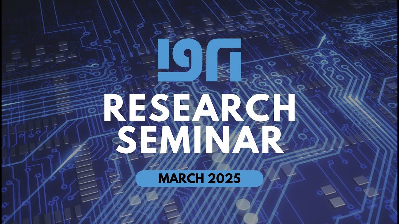 IGRI Research Seminar | March 2025 | Rachel McGovern - YouTube