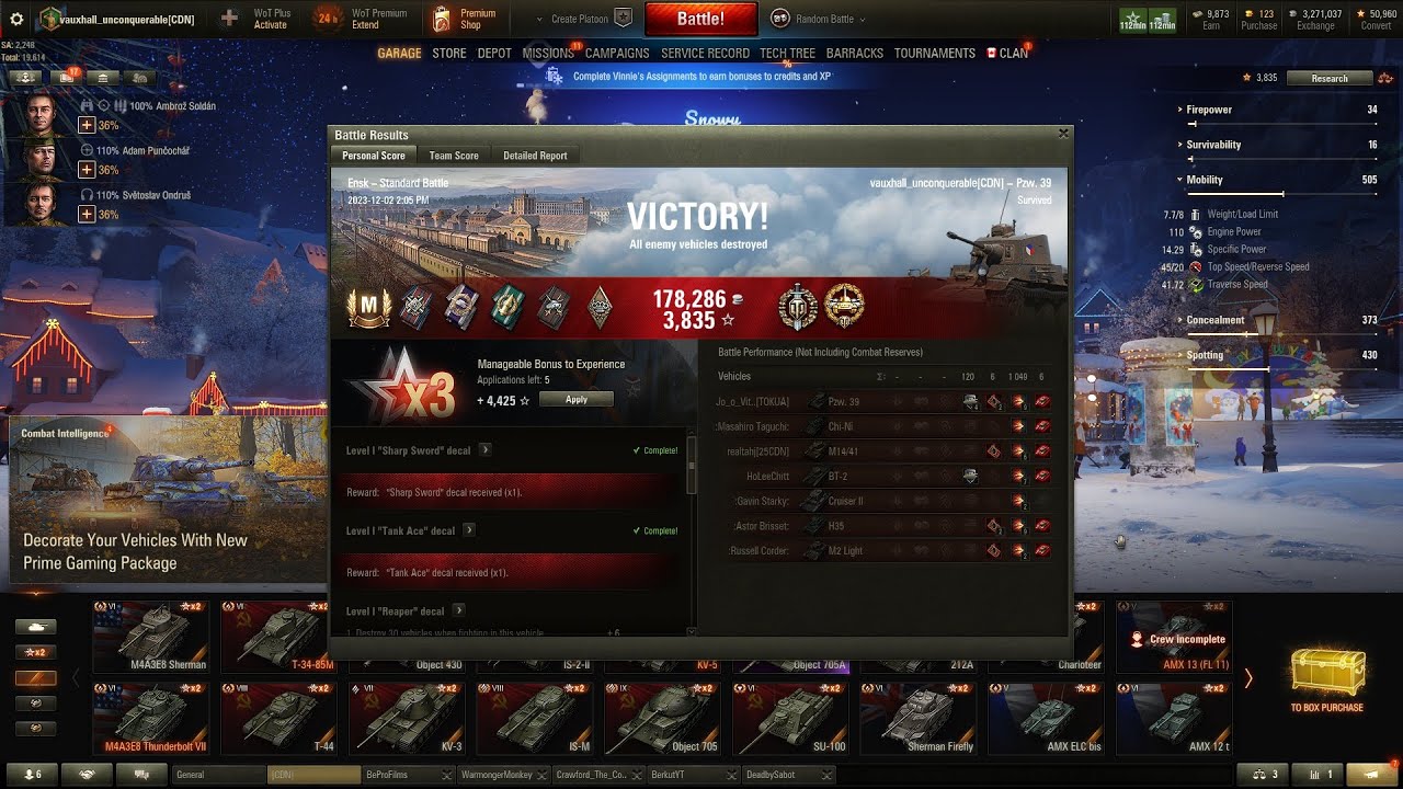 Pzw.39 (New Tank) DEC 2nd 2023 - YouTube