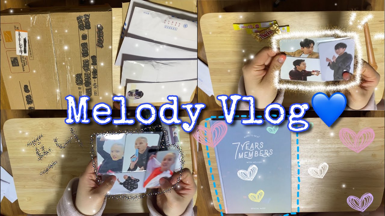 멜로디 브이로그 늦덕 멜로디 멜로디 준등기깡 비투비포유미공포 비투비포카 7주년포토북 비투비7주년 준등기깡 Youtube
