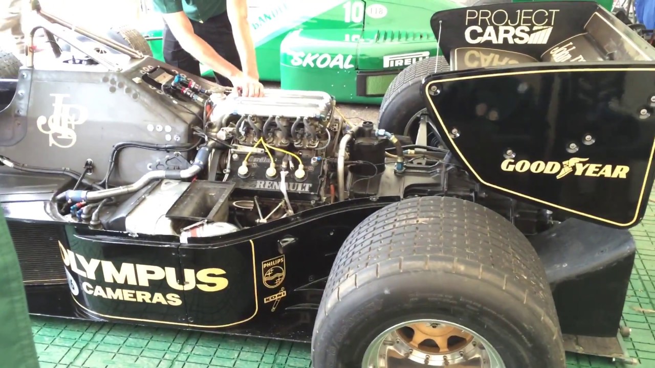 Lotus 97T startup and revs - YouTube