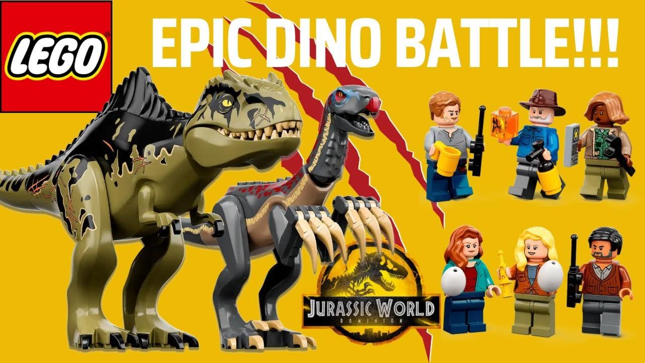 LEGO Jurassic World Giganotosaurus & Therizinosaurus Attack #76949 ...