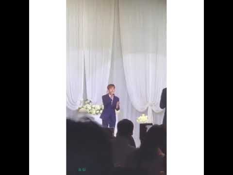 190504 EXO Chen Singing - Everytime at Wedding
