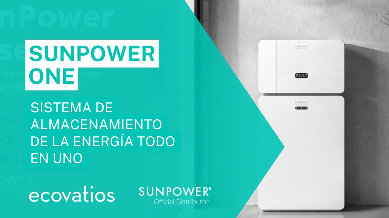 SunPower One, ecosistema de almacenamiento de la energía todo en uno ...