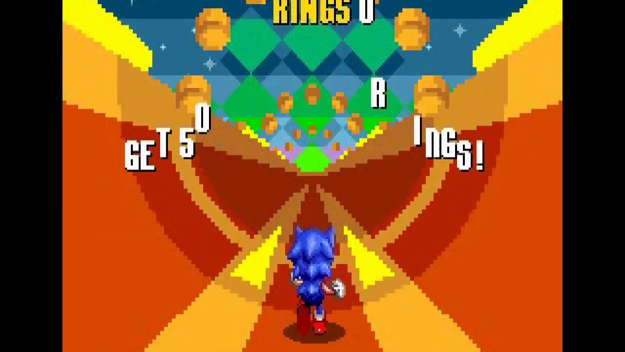 Sonic the Hedgehog 2 Long Version Special Stage (Sonic)(Red) - YouTube