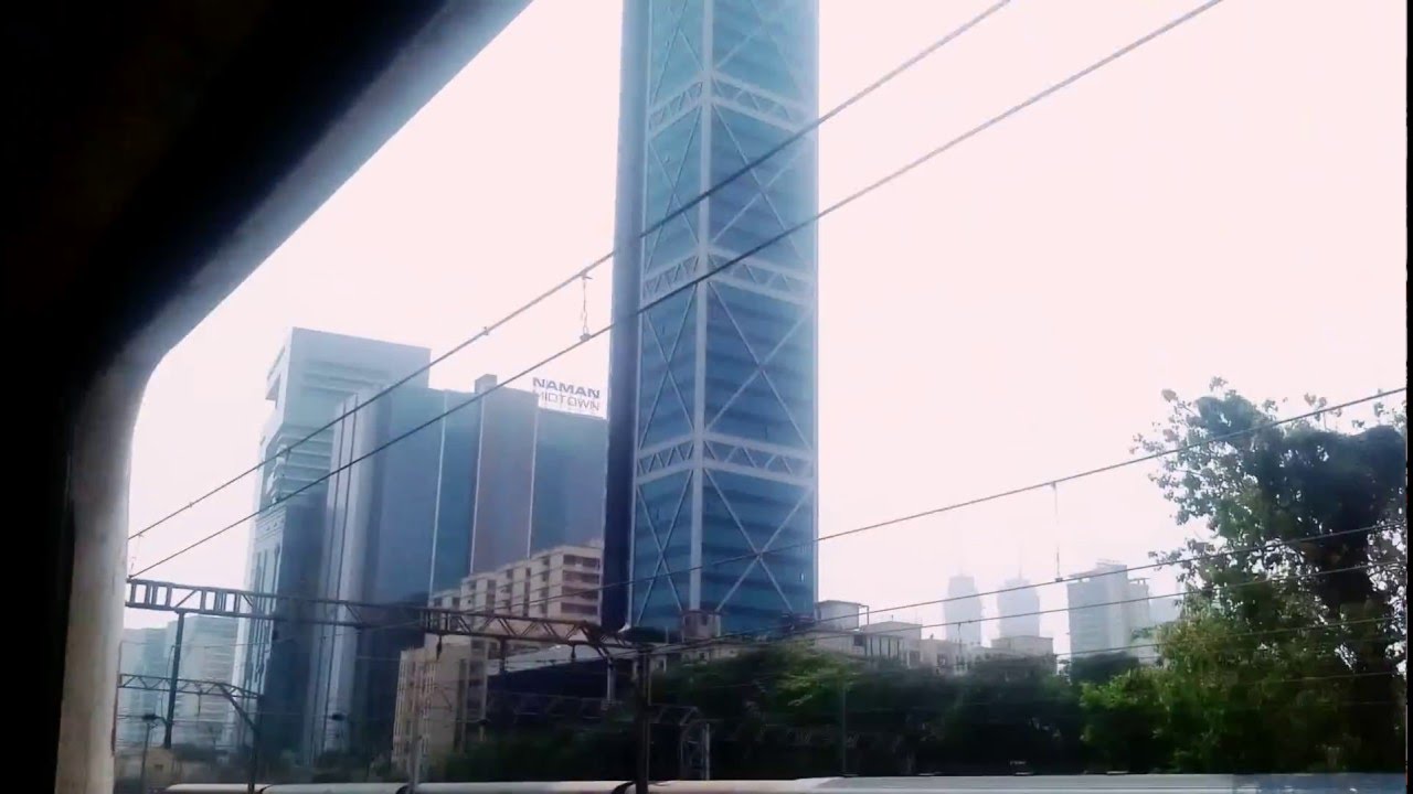South Mumbai CBD skyline | parel - as seen from train - YouTube