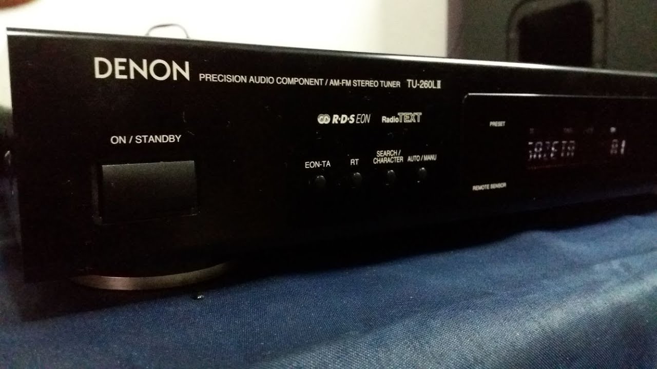 TUNER DENON TU 260 LII SUPER CONSERVADO PRATICAMENTE NOVO - SOM VINTAGE ...