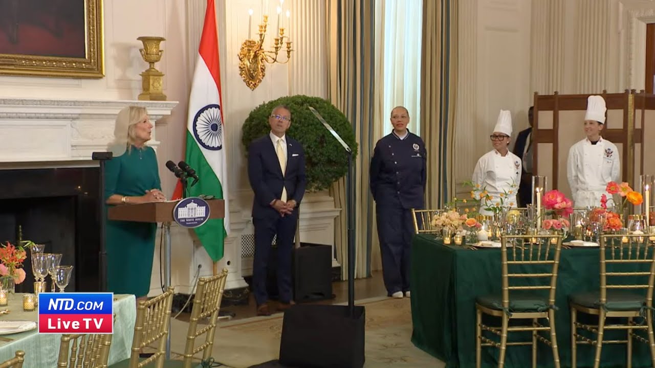 LIVE: First Lady Hosts Media Preview of White House State Dinner - YouTube