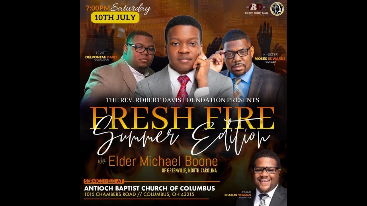 The Rev. Robert Davis Foundation Presents : Elder Michael Boone at ...