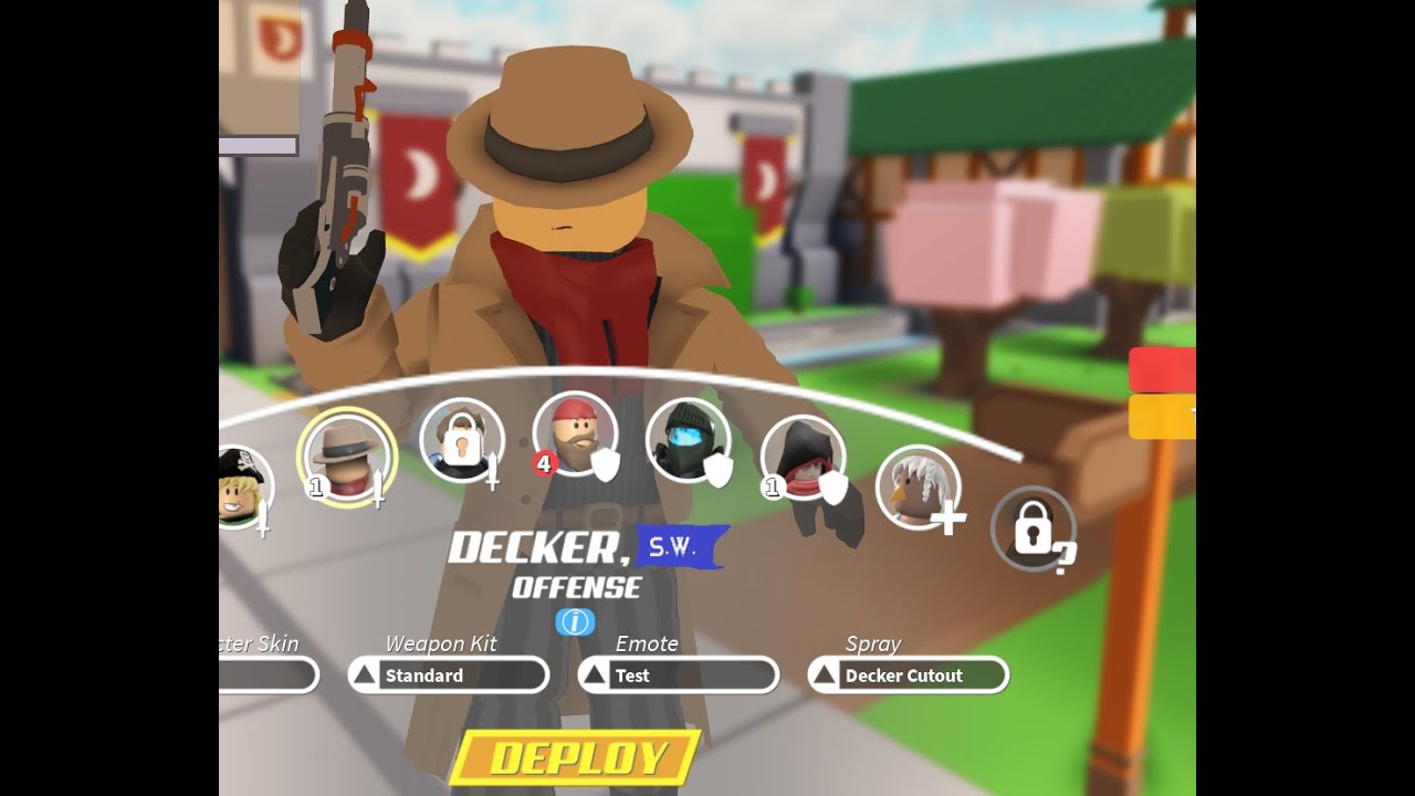 Roblox Q-Clash - First round with Decker!!! - YouTube