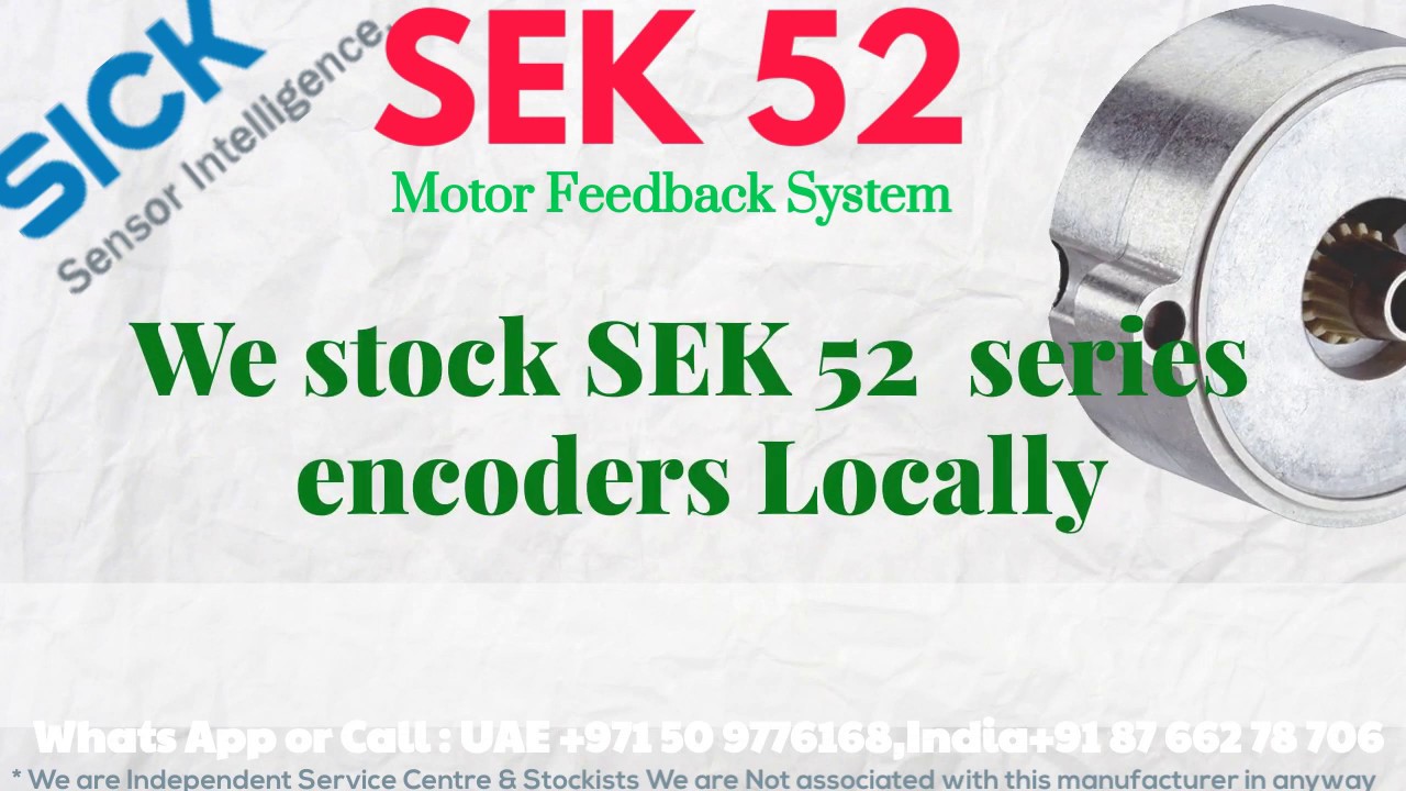 SEK 52 SEK52 Sick Stegmann Encoder Alignment,Memory Read,Servo Motor ...