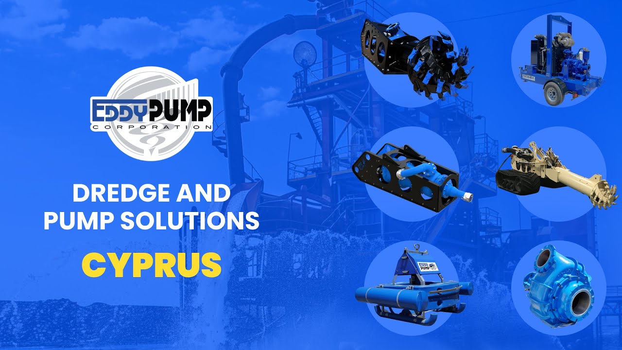 EDDY Pump - Cyprus - Dredge and Pump Solutions - YouTube