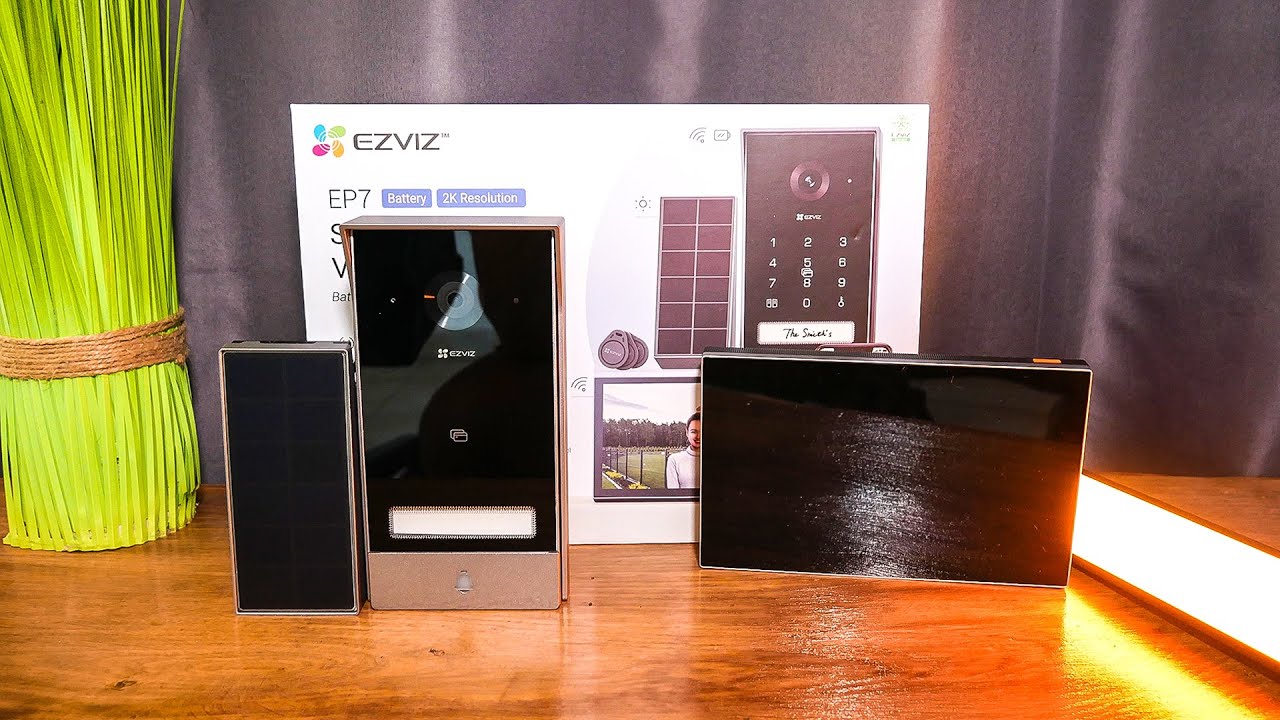 Un VISIOPHONE sans fil et SOLAIRE ! EZVIZ EP7 - YouTube
