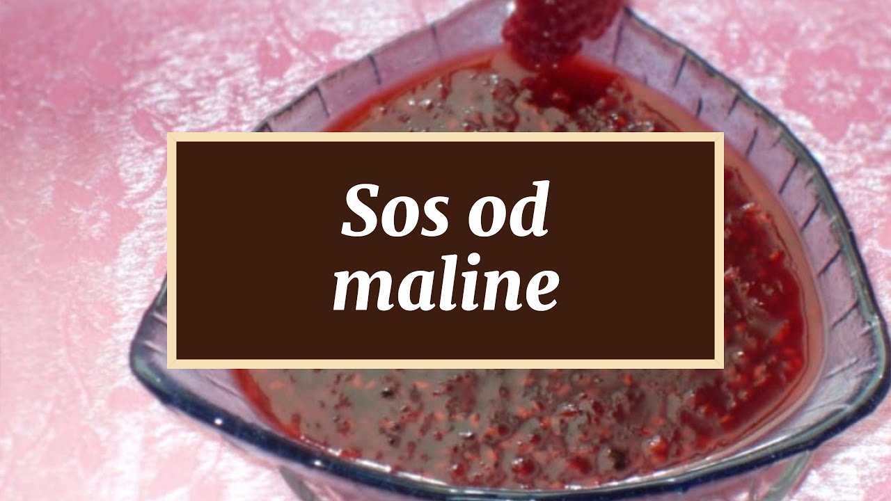 Sos od maline - YouTube