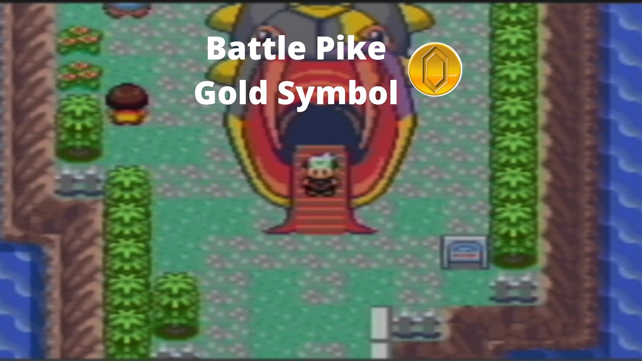 Pokemon Emerald - Battle Pike (Gold Symbol battle) - YouTube