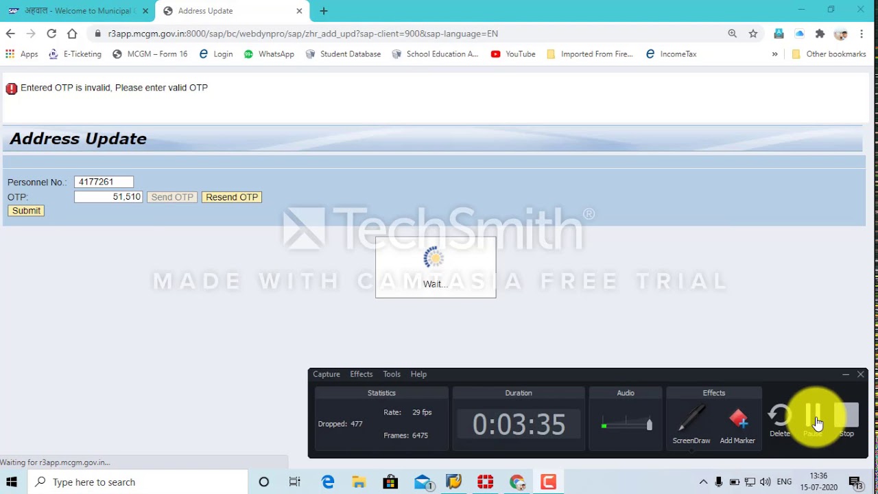 address updation in sap - YouTube
