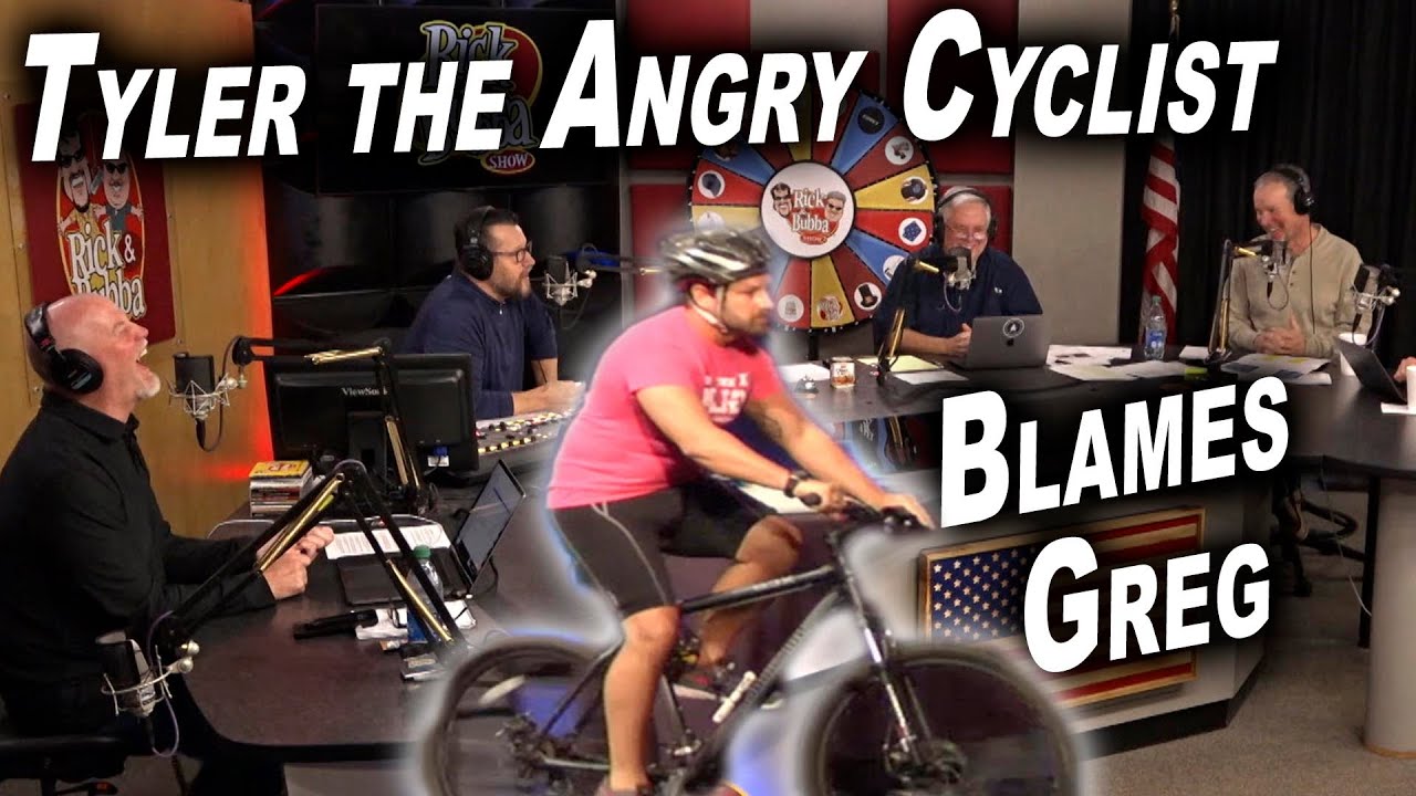 Tyler the Angry Cyclist Blames Greg - YouTube