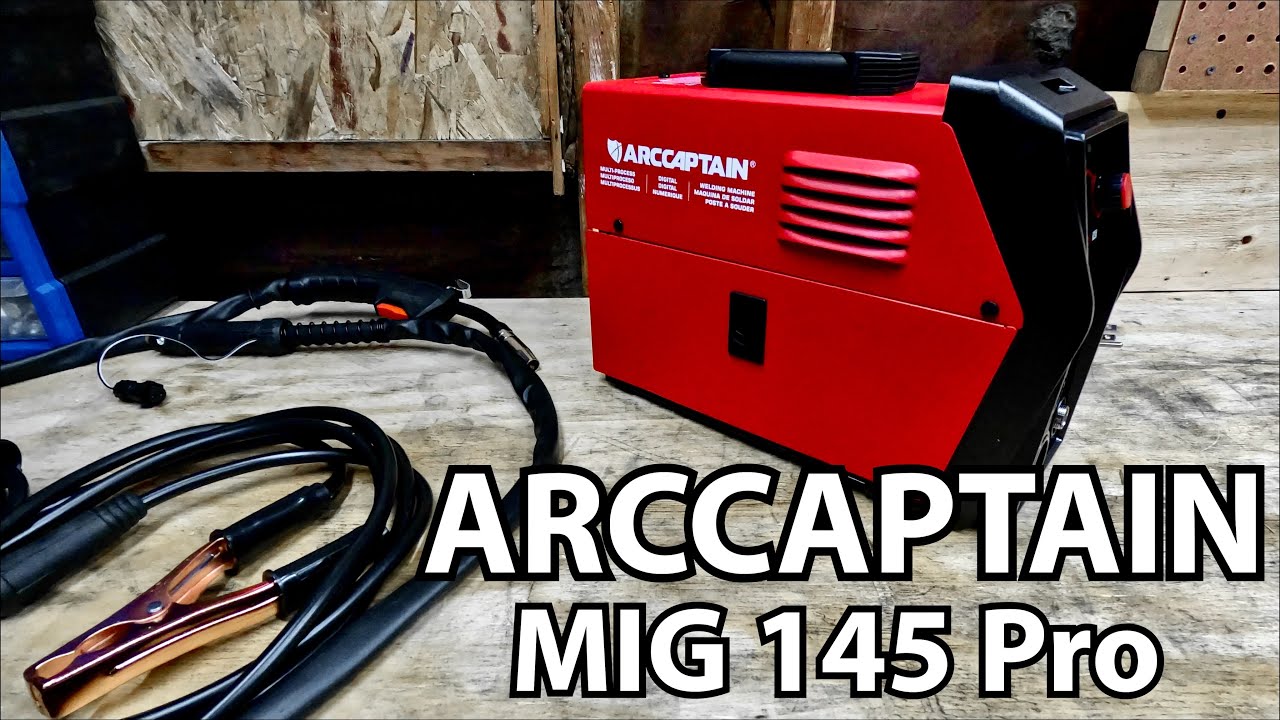 Unboxing & Testing New Arccaptain MIG 145 Pro Welder! - YouTube