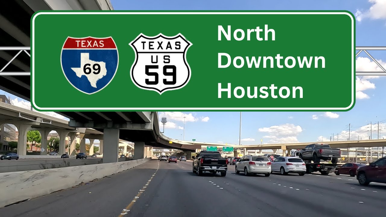 Drive From Beltway 8 & Interstate 69/Highway 59 North To Downtown ...