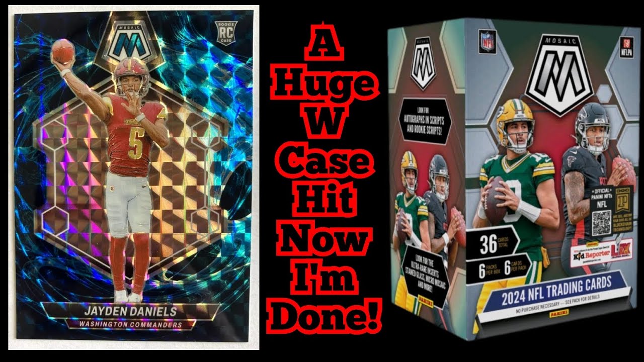 Huge Case Hit Pulled From 2024 Mosaic Football Blaster! Now I'm Done ...