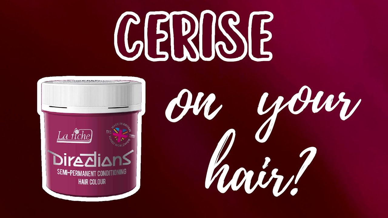 Directions CERISE | Hair Level Swatches - YouTube