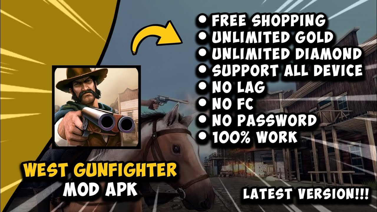 WEST GUNFIGHTER MOD APK [ NO PW ] || LATEST VERSION!!! - YouTube