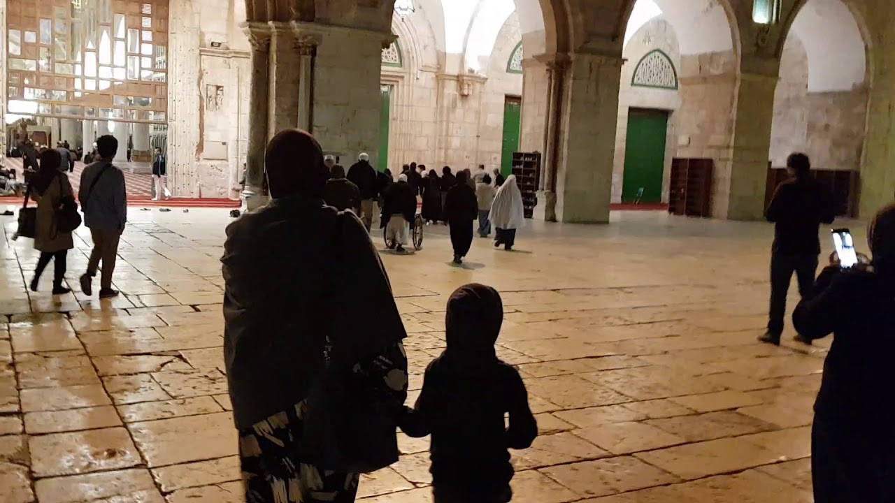 Fajar Masjid Al-Qibli in Aqsa Compound @ Jerusalem - YouTube