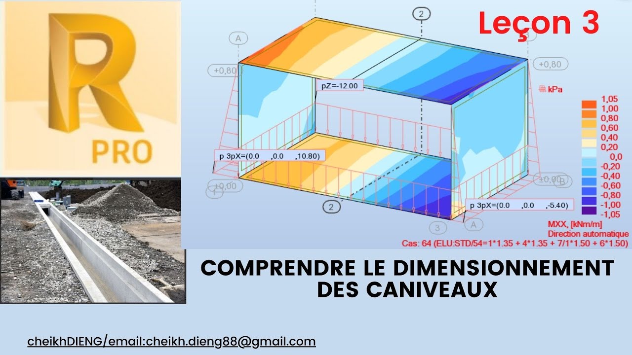 Comment dimensionner un Caniveau avec Robot Structural Analysis_Leçon 3 ...