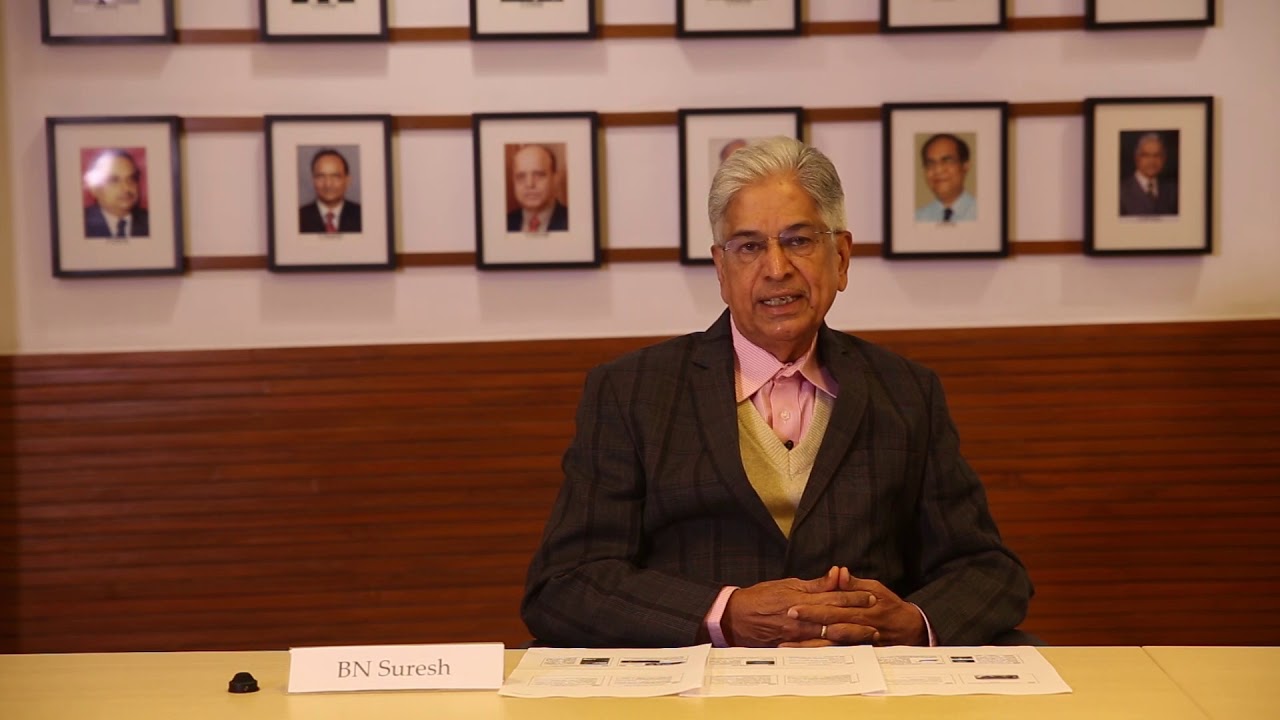 Message from Dr. BN Suresh - Immediate Past President, INAE - YouTube