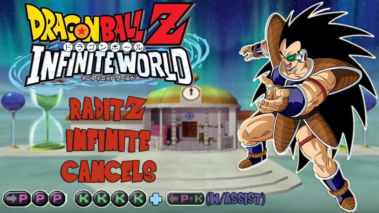 DBZ Infinite World (PS2) - Raditz Infinite Cancels - YouTube