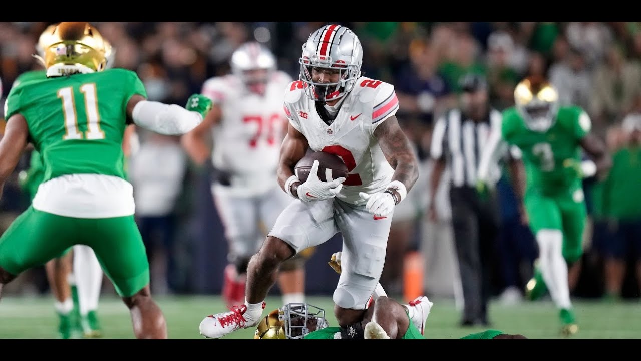Ohio State's Emeka Egbuka on getting a top-10 win at Notre Dame - YouTube