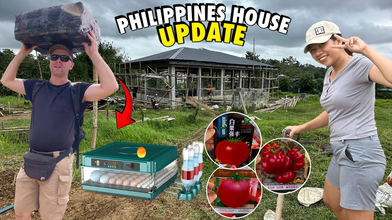 Philippines House Construction Update and Daily Vlog! - YouTube