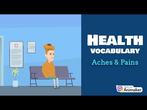 HEALTH PROBLEMS VOCABULARY/ACHES & PAINS/Learn English/Beginners ...