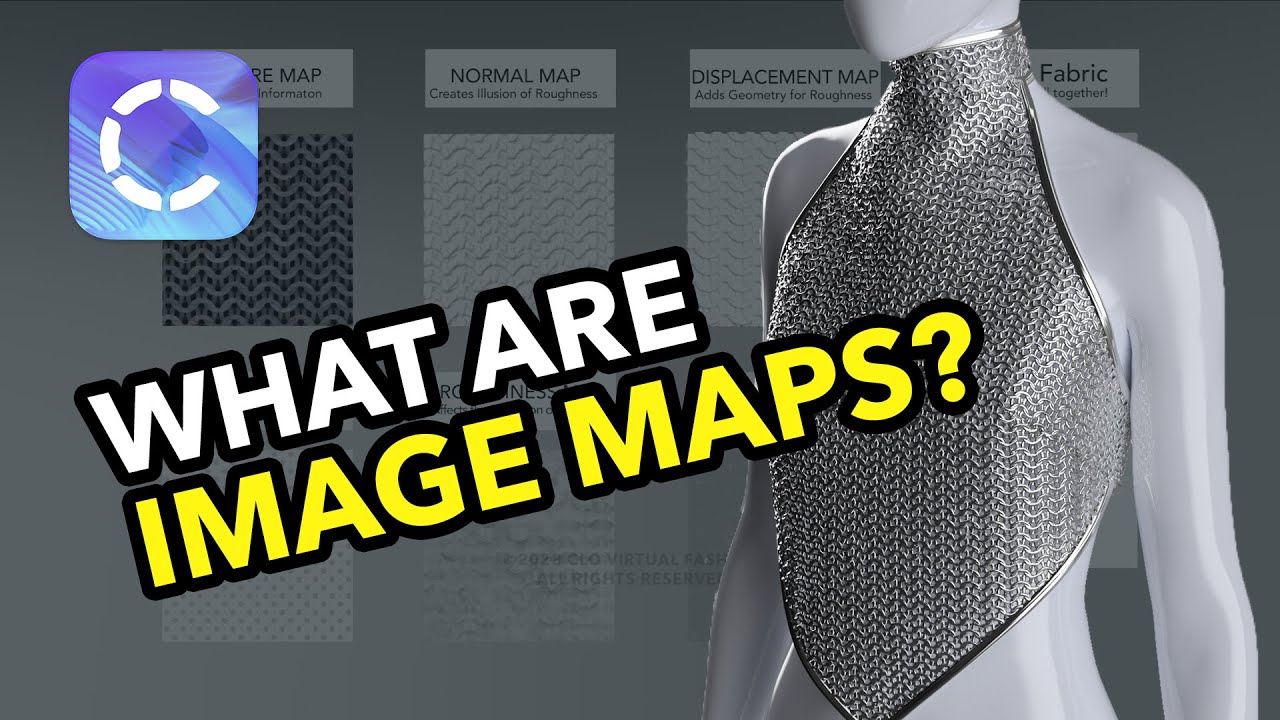 How to use Image Maps to Create Custom Fabrics in CLO - YouTube