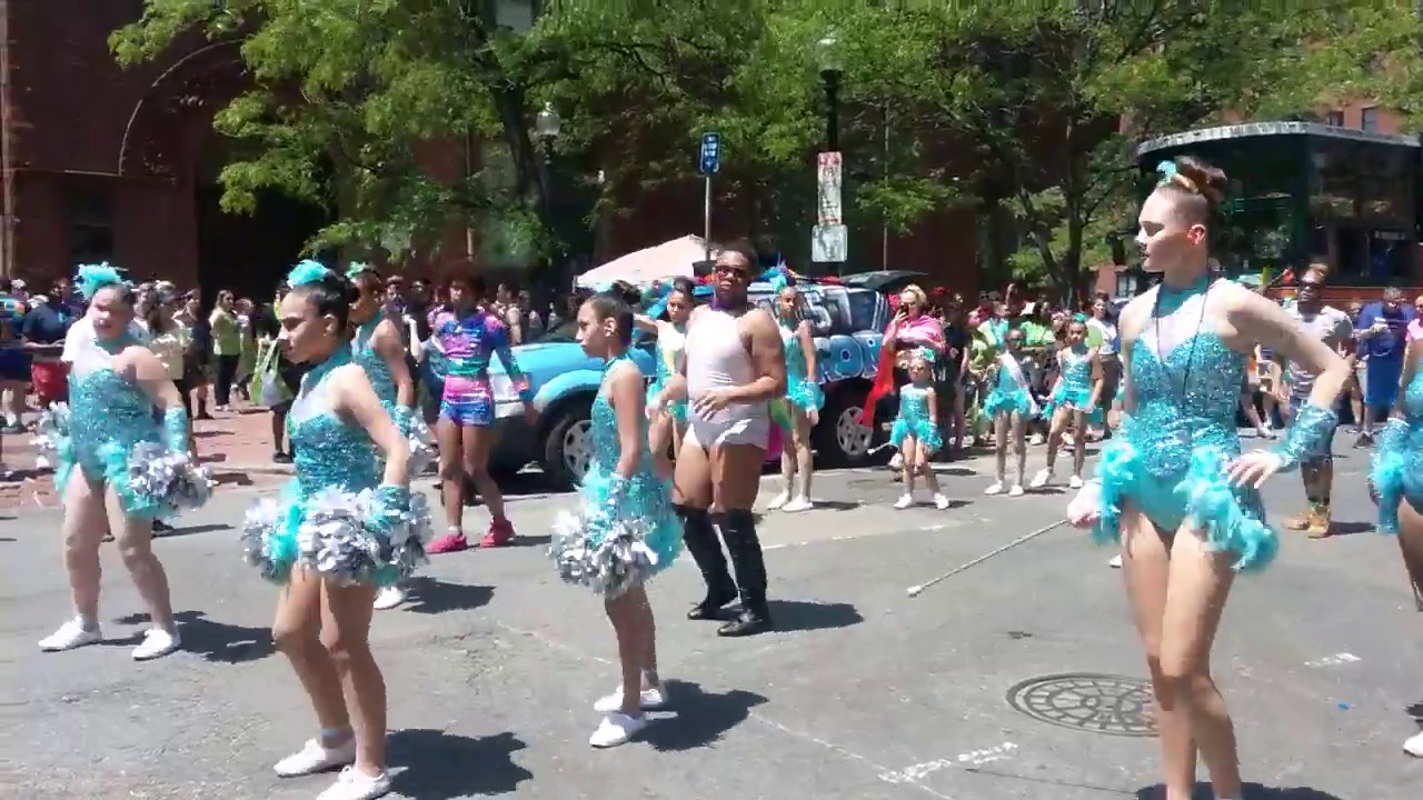 Male majorette with baton - YouTube