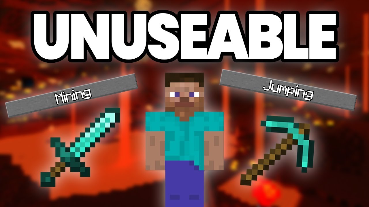 Can you Beat Minecraft without Mining, Jumping or Tools? - YouTube