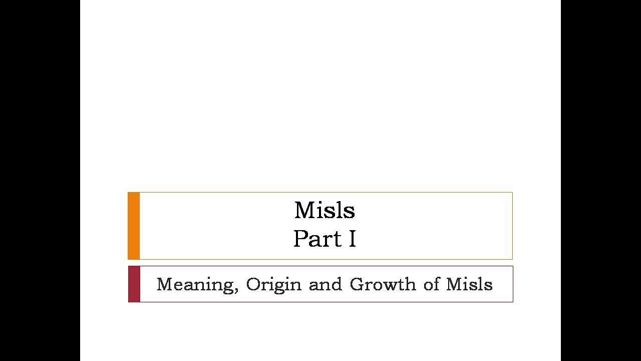 Sikh Misls part 1 - YouTube