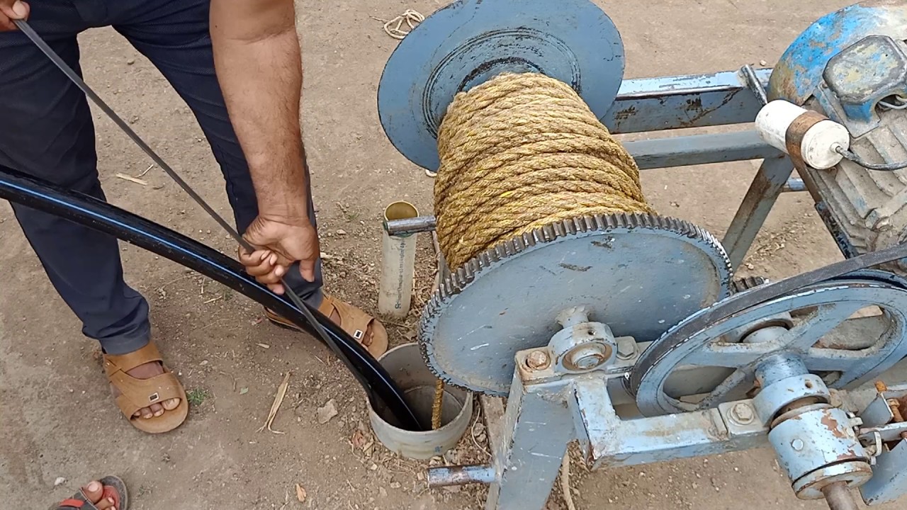 Borewell pump lifting machine Mo. No. +919623931796 / +917066378870 ...