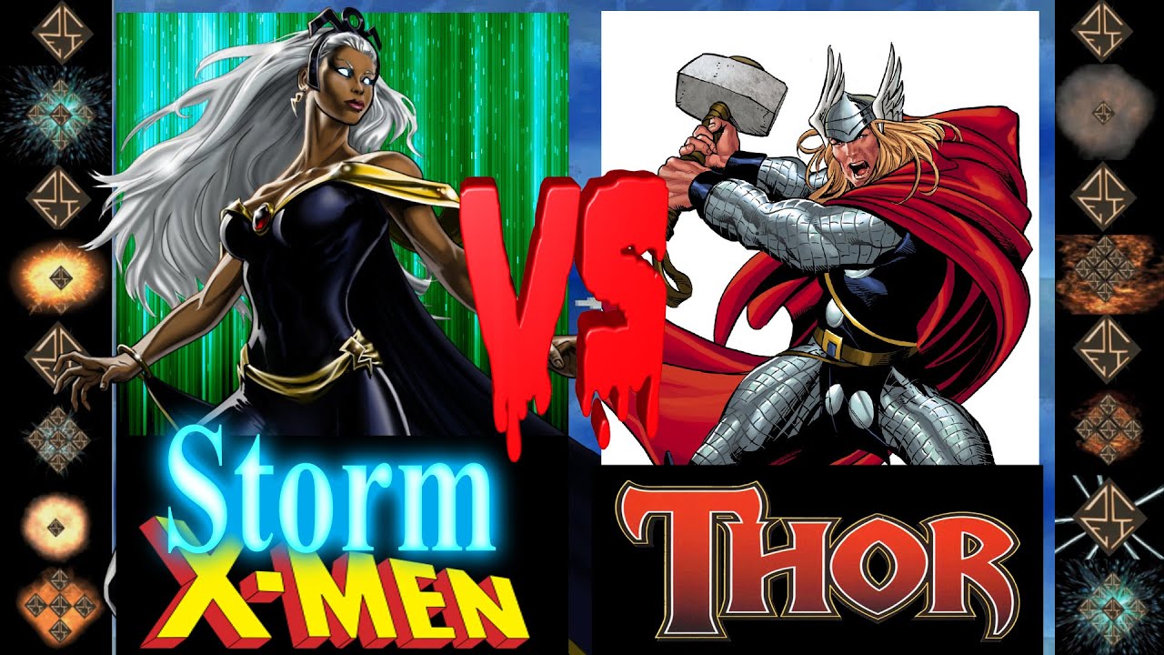 Storm (Marvel Comics) vs Thor (Marvel Comics) - Ultimate Mugen Fight ...