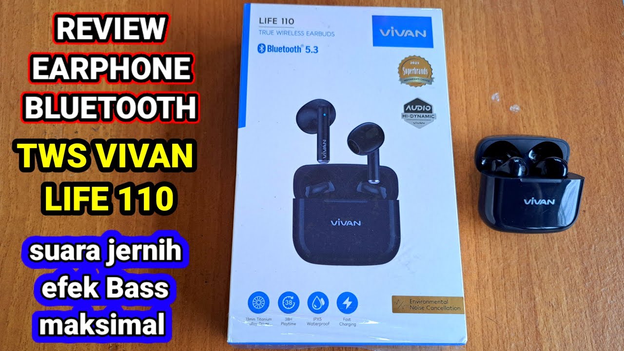 Earphone Bluetooth TWS VIVAN LIFE 110 ini Perlu Kamu COBA ‼️ - YouTube