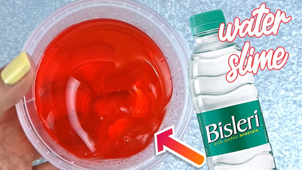 Como Hacer SLIME 💦 con Agua Probando recetas 💦 - YouTube
