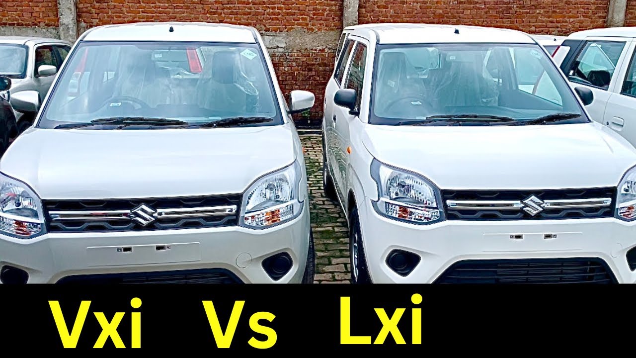 Camparision wagon r vxi vs wagon r Lxi/wagon r vxi vs wagon r Lxi/wagon ...