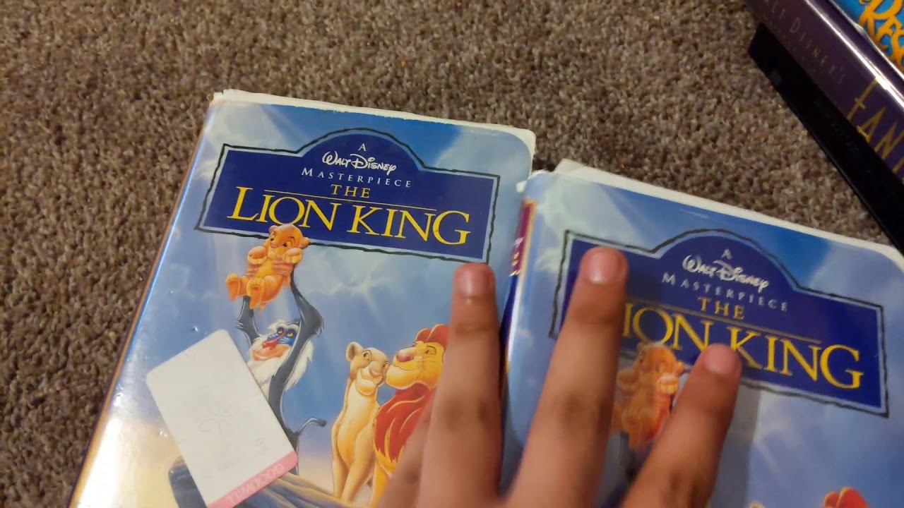 My Walt Disney Clamshell Vhs Collection Part 1 - YouTube