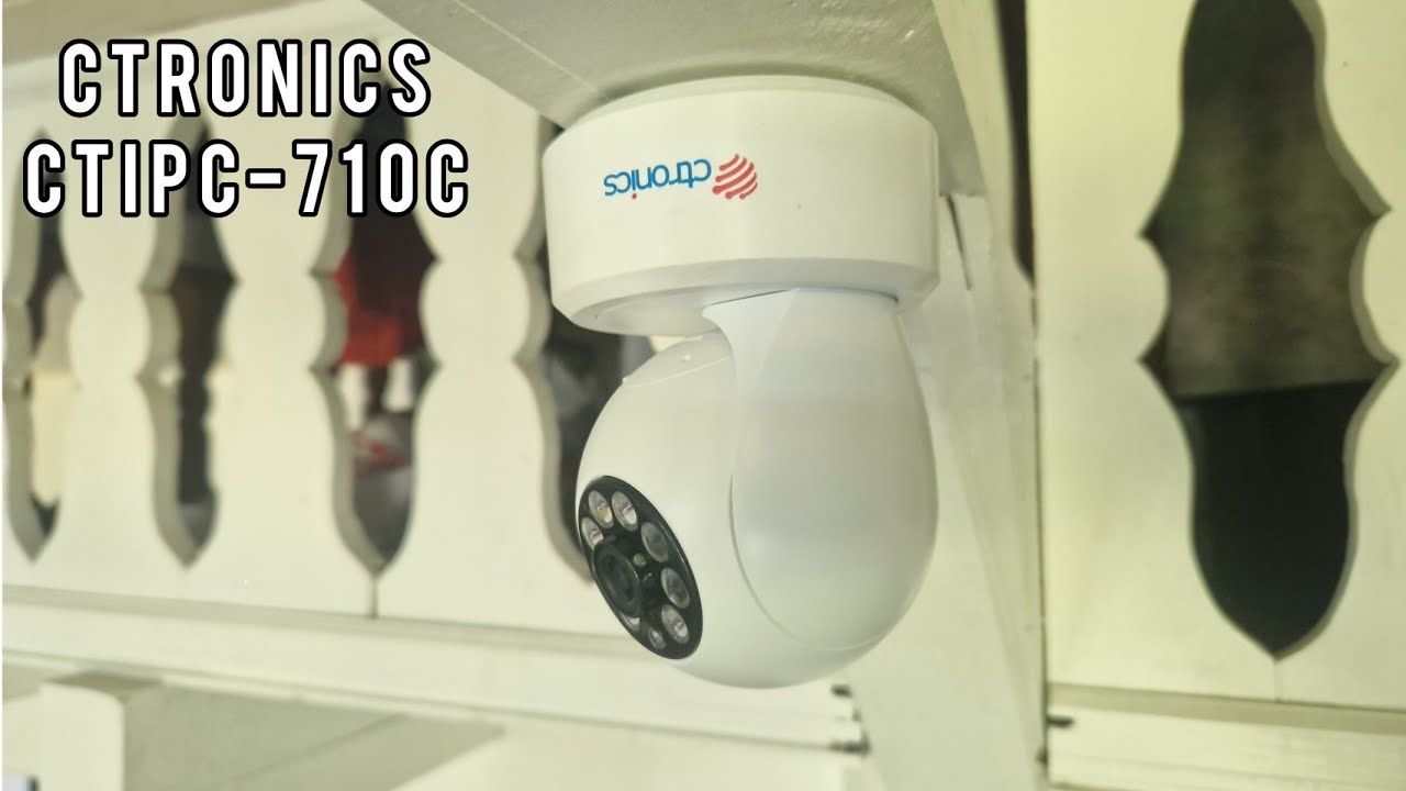 [CTRONICS] CTIPC-710C 4MP- Test caméra de surveillance et son ...
