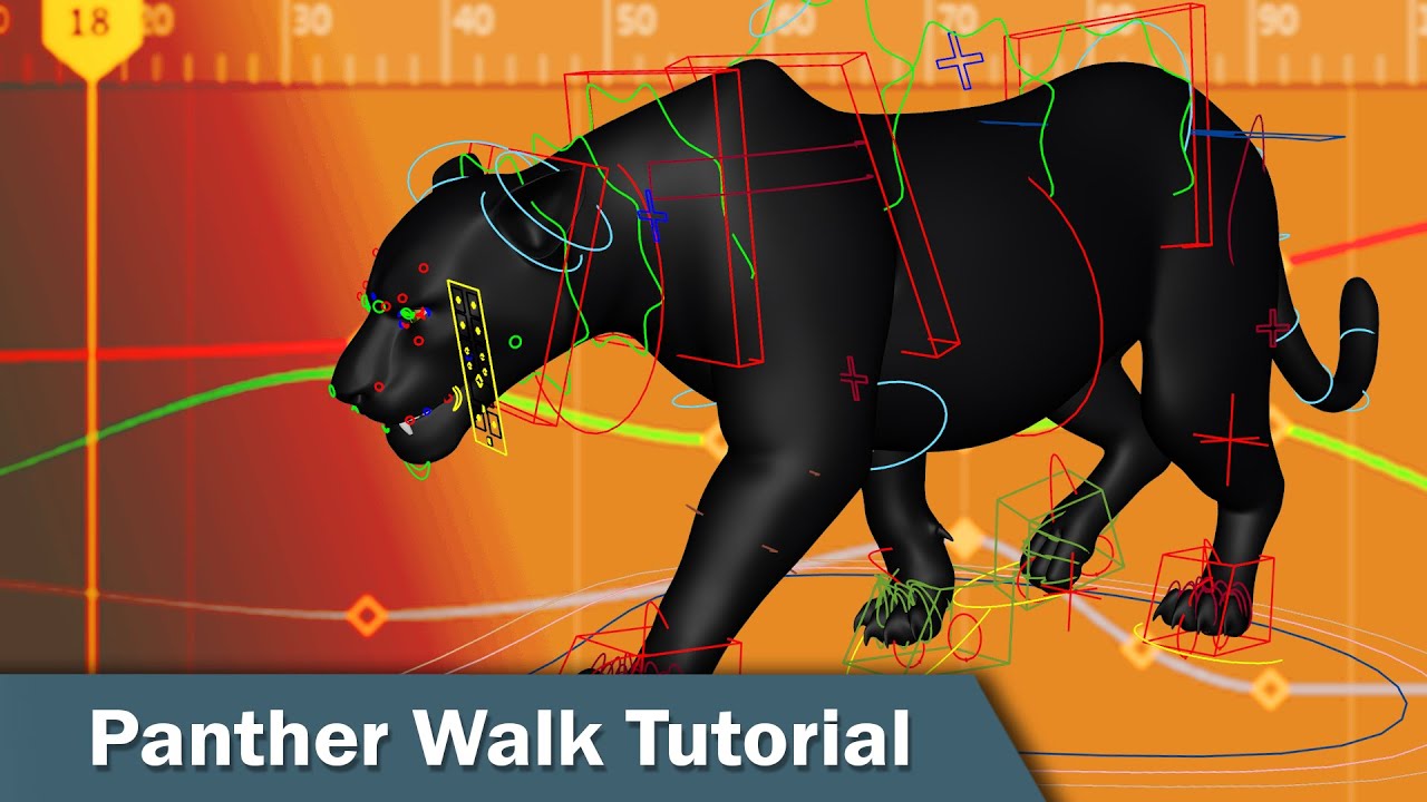 Panther Walk Creature Animation Tutorial on Sale! - YouTube